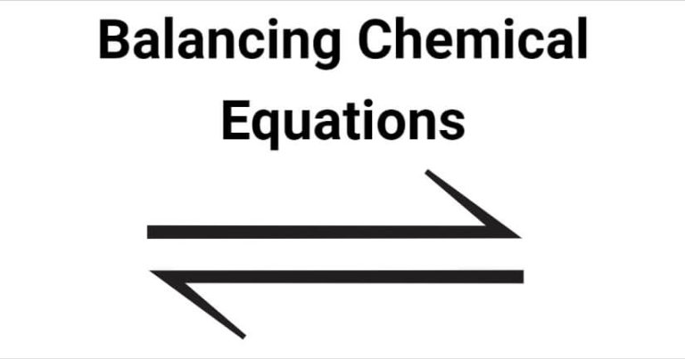 Balancing Chemical Equations: Methods, Steps, Examples
