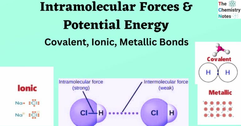 Intramolecular Forces and Potential Energy: Covalent, Ionic, Metallic Bonds
